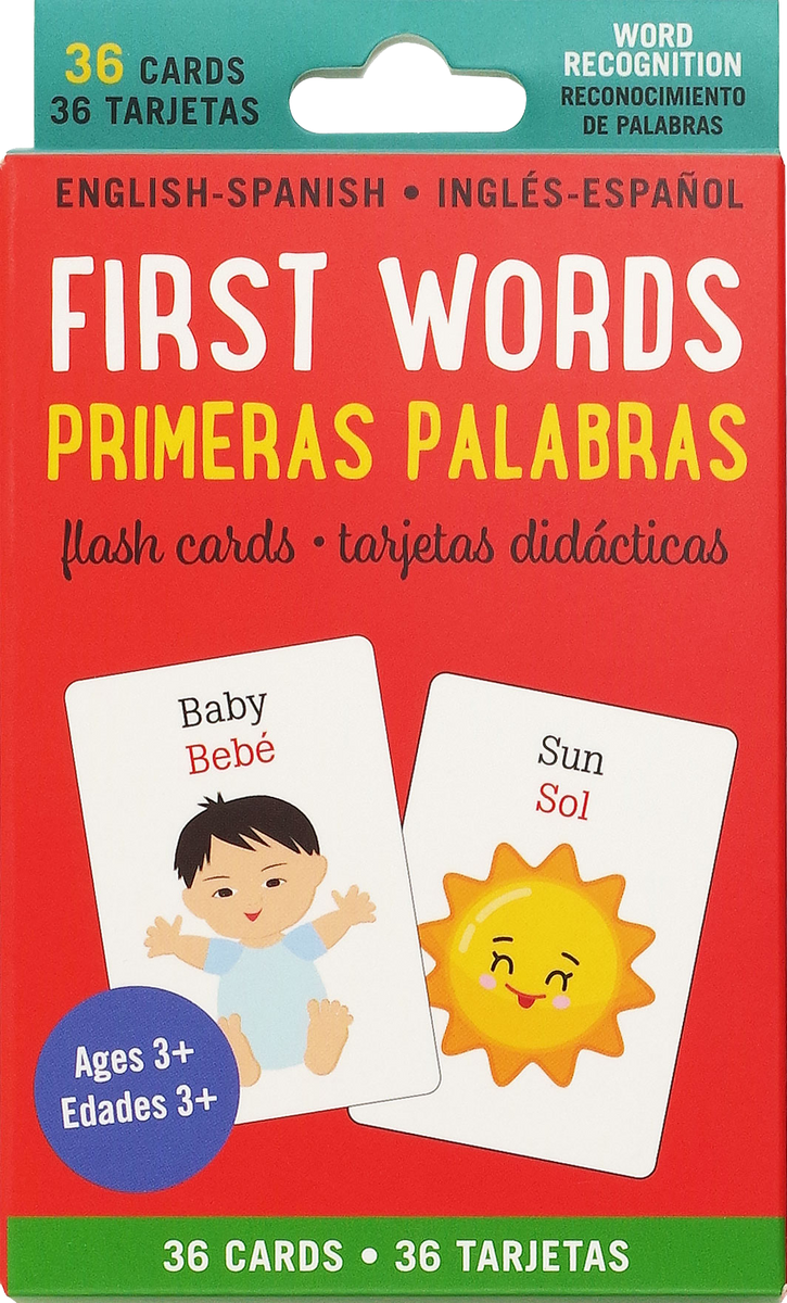 Bilingual First Words Flash Cards (English/Spanish) – Kazoodles Toys