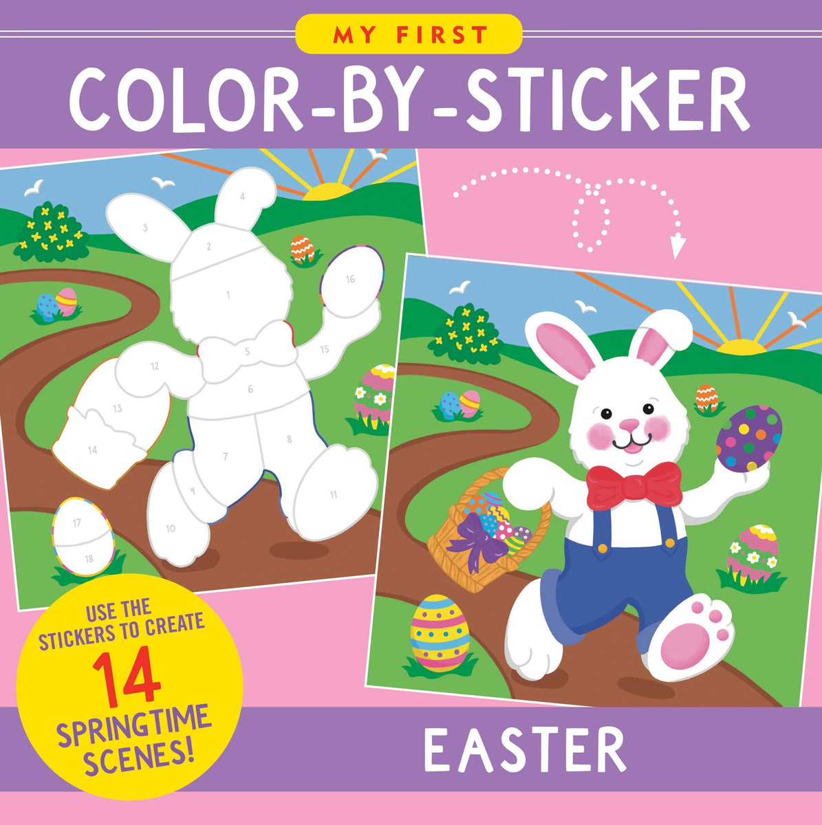 My First Color-by-Sticker Book - Easter – Kazoodles Toys
