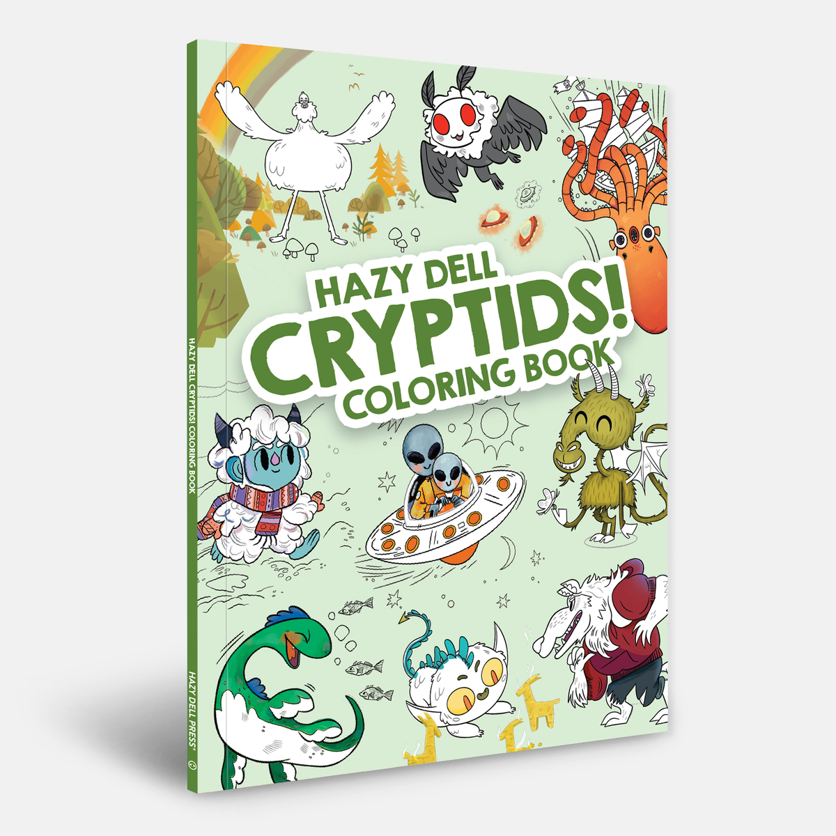 Hazy Dell Cryptids! Coloring Book – Kazoodles Toys