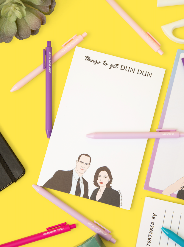 Things to Get Dun Dun Notepad, Law & Order, Benson & Stabler ...