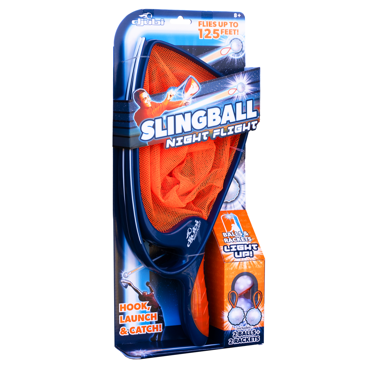 Djubi Slingball Nightflight - Outdoor game of catch toy! – Kazoodles Toys
