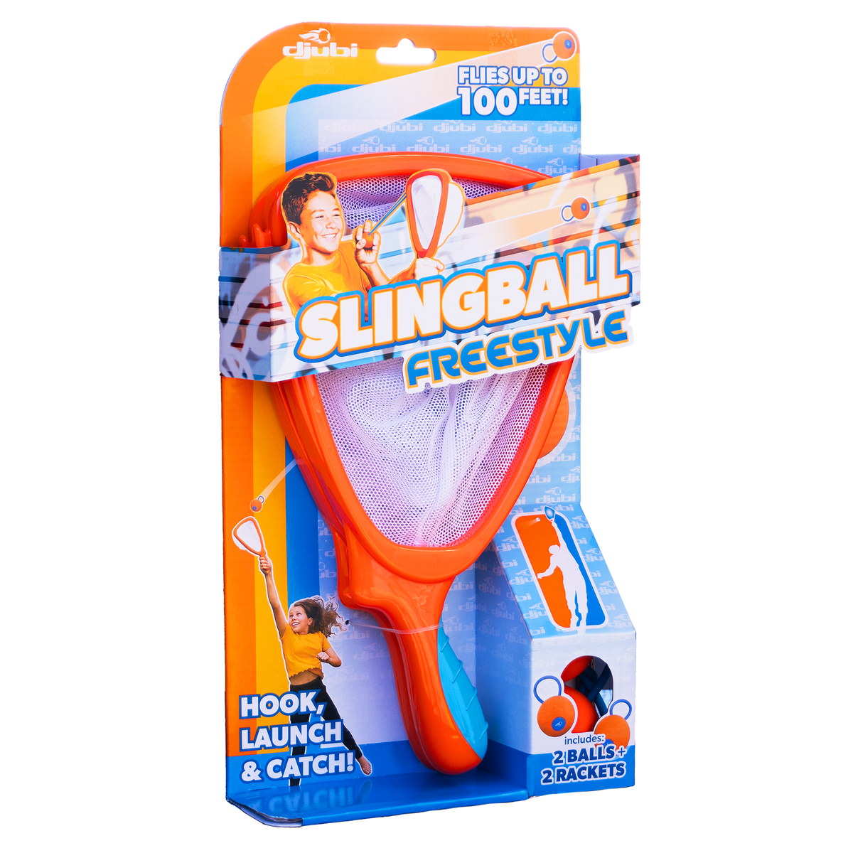 Djubi Slingball Freestyle - Twist on the game of catch! – Kazoodles Toys